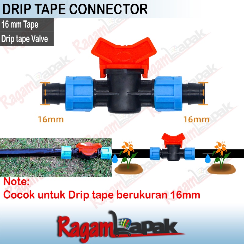 Jual Drip Tape Valve 16 mm (Lock Nut Fitting) | Shopee Indonesia