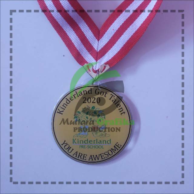 Medali Akrilik Dilapisi Resin, Desain Suka-suka, Harga Murah ...