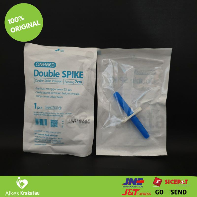 Jual Double Spike Infusion Onemed / Alat Penusuk Botol Cairan Infus ...