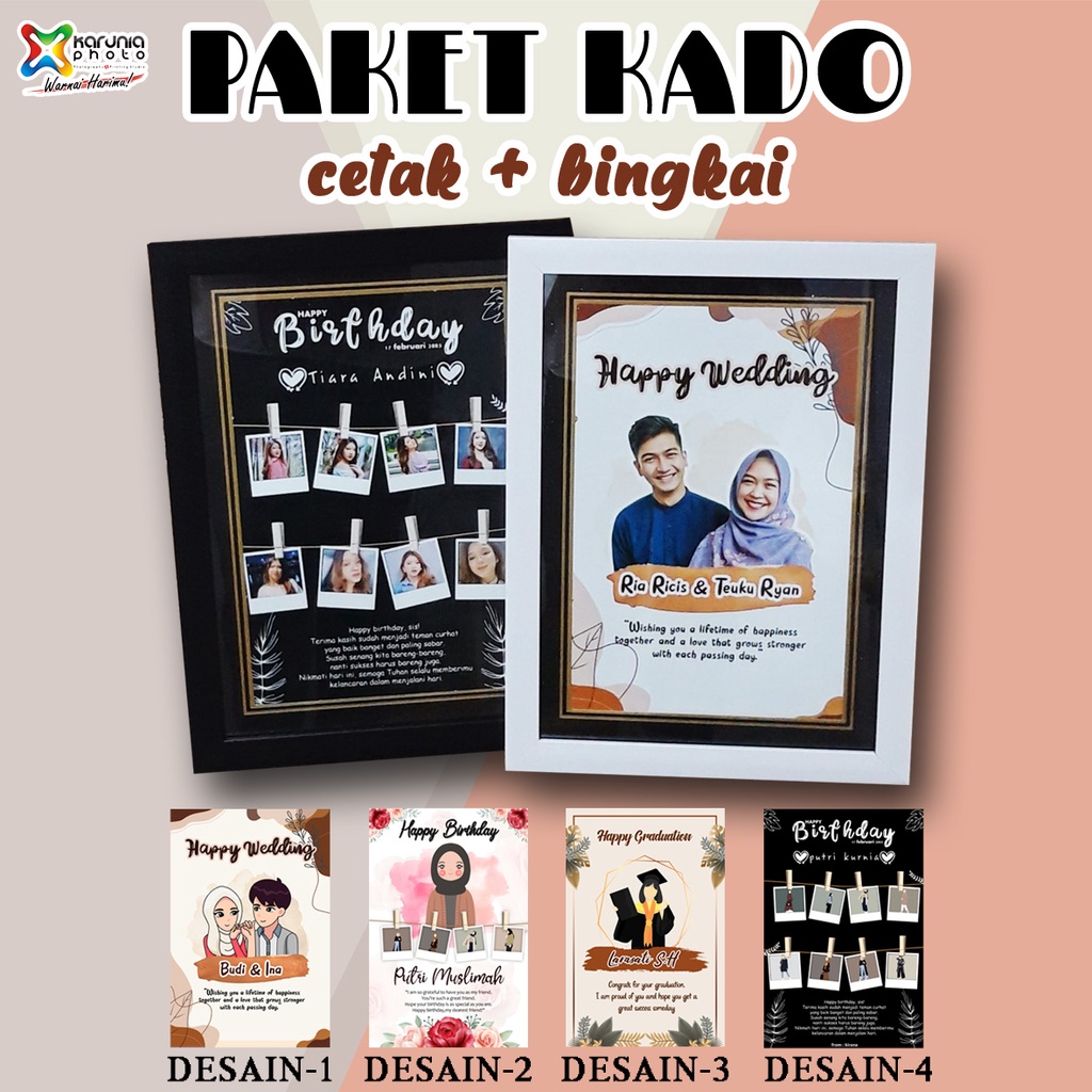 Jual Gift Foto / Kado Ulang Tahun / Kado Anniversary / Kado Wisuda ...