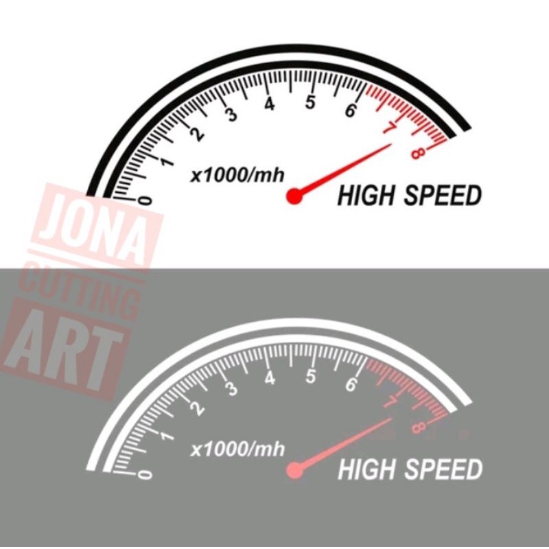 Jual Stiker Cutting speedo meter mobil high speed stiker terbaru ...