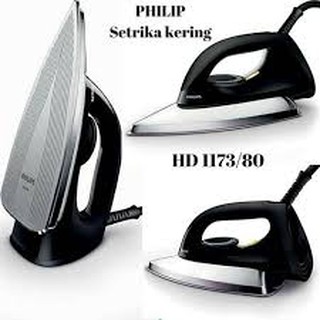 Setrika Philips Ceramic HD-1173/80 Black - Garansi Resmi, Original ...
