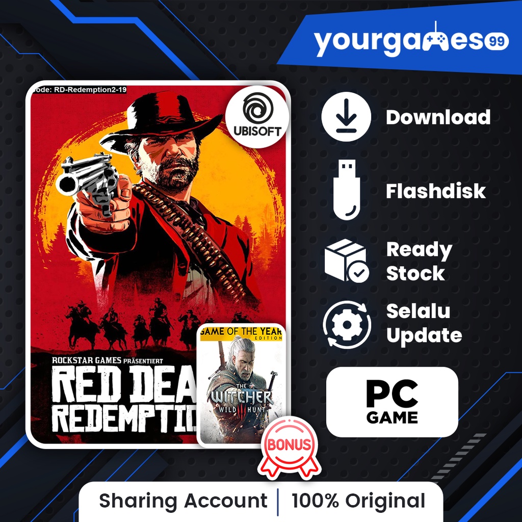 Jual Red Dead Redemption 2 Ultimate Edition PC Game Original - DL 120GB ...