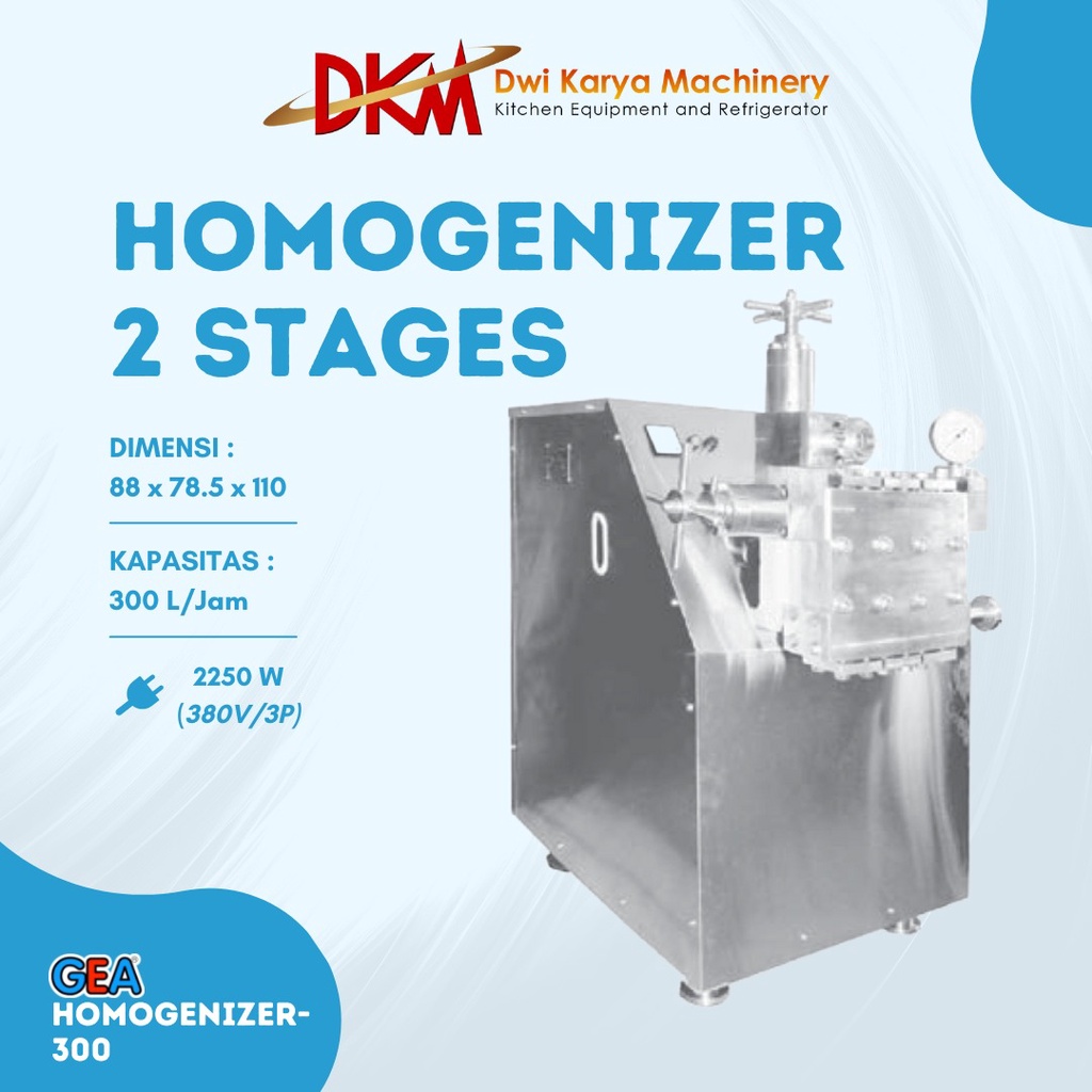 Jual HOMOGENIZER-300 GEA / Mesin Pemecah Partikel Menjadi Atomik GEA ...