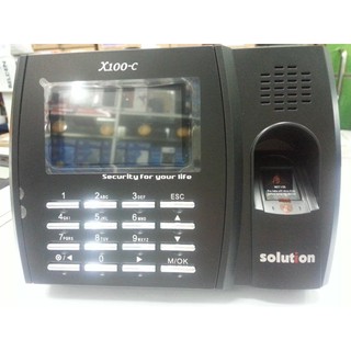 Mesin Absen Sidik Jari Solution X100C | Shopee Indonesia