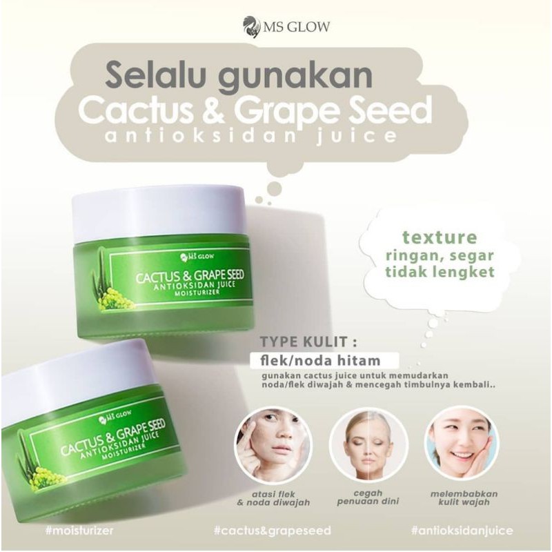 Jual Moisturizer Cactus & Grape | Shopee Indonesia