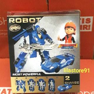 Jual Boboiboy Mainan Boboiboy Robot Warna Biru Putih | Shopee Indonesia