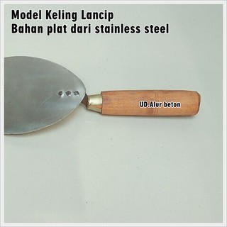 Cetok Tukang Bangunan Stainless Steel Model Keling Lancip | Shopee ...
