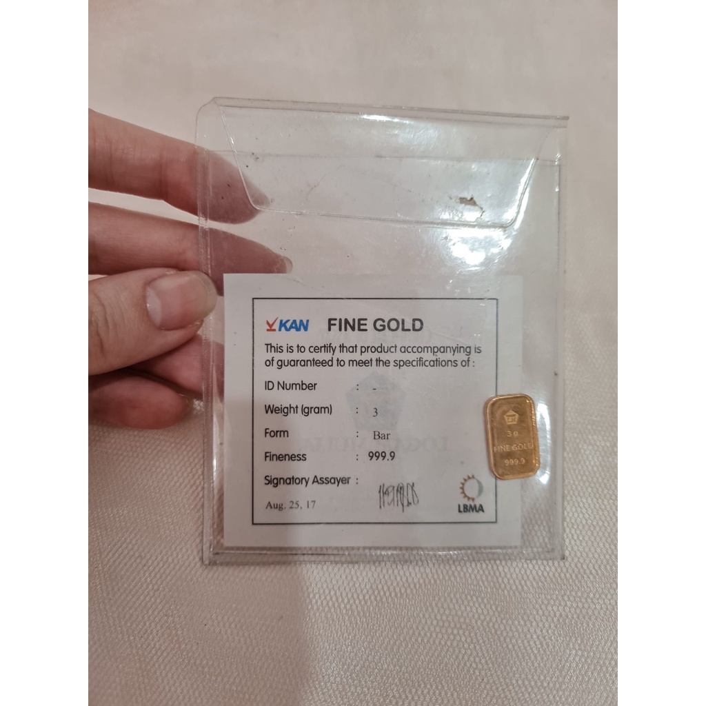 Jual 3 GRAM LM LOGAM MULIA EMAS ANTAM RETRO CLASSIC KLASIK SERTIFIKAT ...