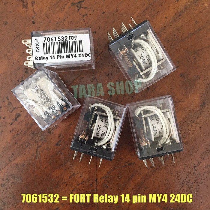 Jual FORT RELAY 14 PIN MY4 24VDC - 7061532 | Shopee Indonesia