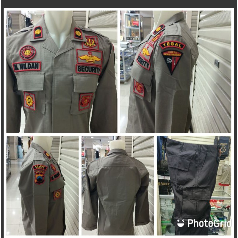 Jual SERAGAM PDL SATPAM TERBARU PDL SECURITY TERBARU | Shopee Indonesia