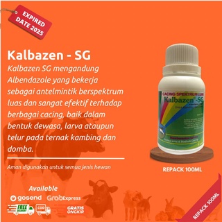 Jual OBAT HEWAN AMPUH KALBAZEN SG Original Pack 100ML - Obat Cacing ...