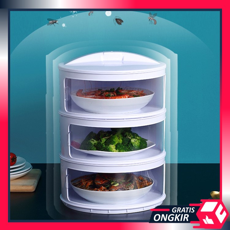 Jual Gratis Ongkir - H5366 Rak Penyimpanan Makanan Susun Tingkat / Rak ...