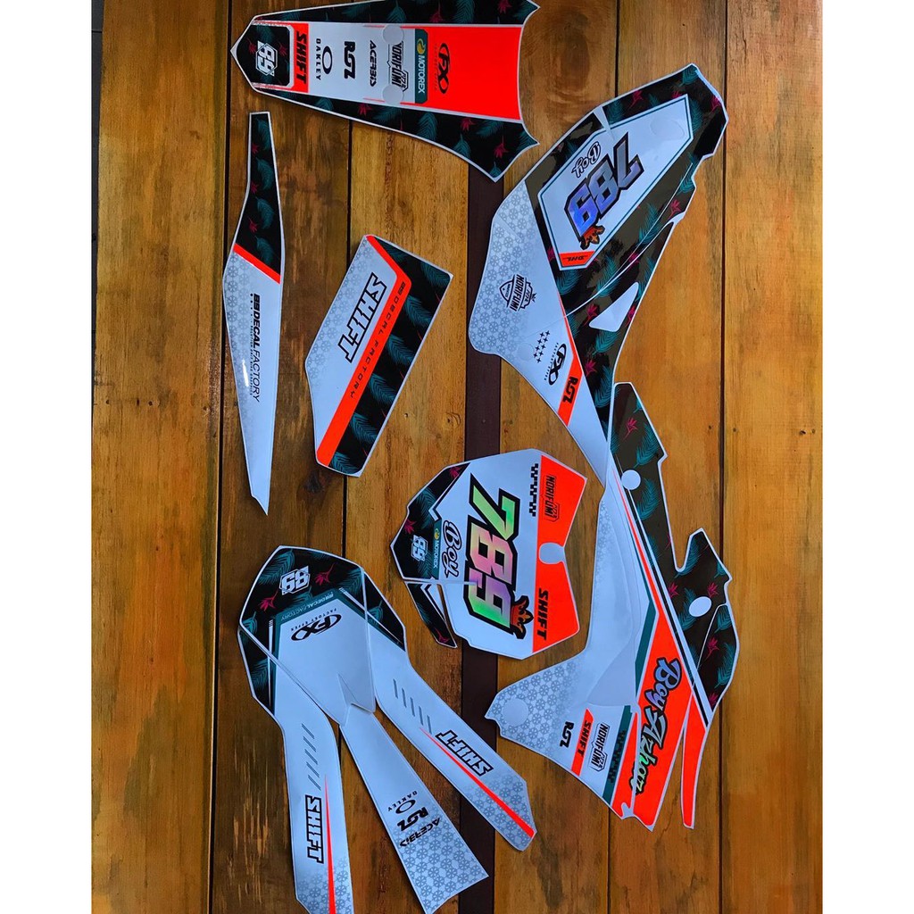 Jual DECAL STIKER CRF - KLX- DTRACKER - GORDON - KLX OLD/S FULL BODY ...