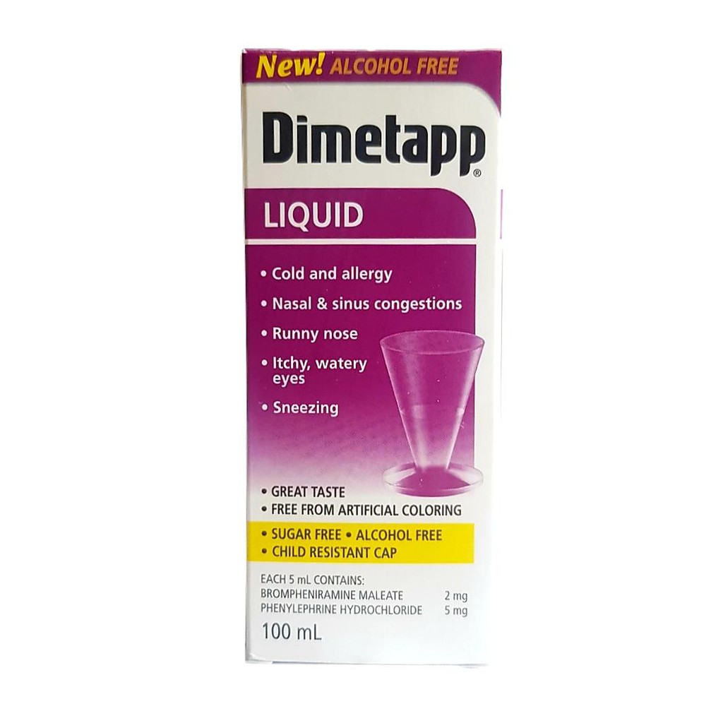 Jual DIMETAPP LIQUID 100ML | Shopee Indonesia