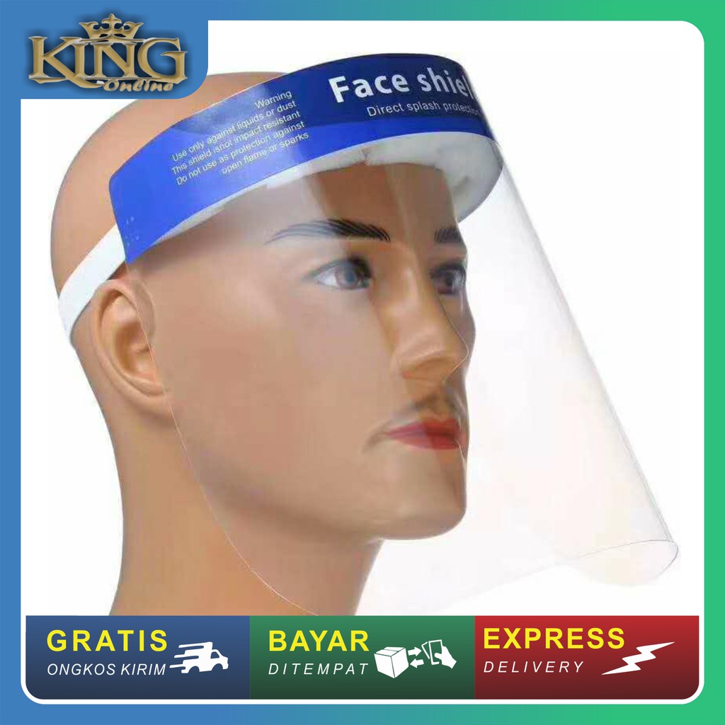 Face Shield FaceShield Protector pelindung wajah masker APD Dewasa ...