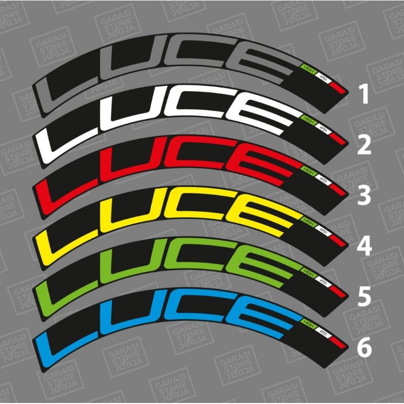 Jual Decal Stiker Rims Luce lebar 2cm Indonesia|Shopee Indonesia