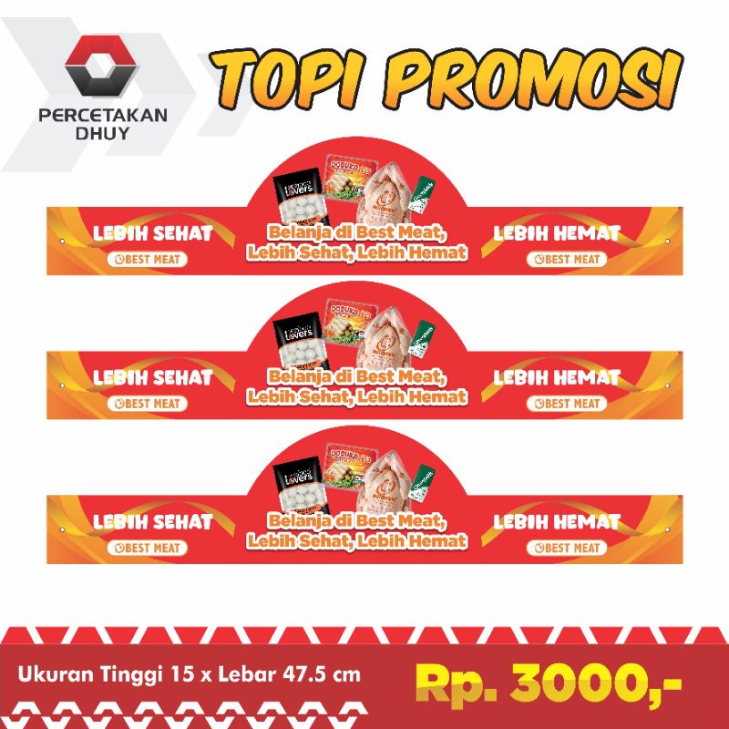 Jual Topi Promosi Cocok Banget Buat Usaha / Event / Ulang Tahun Bos ...