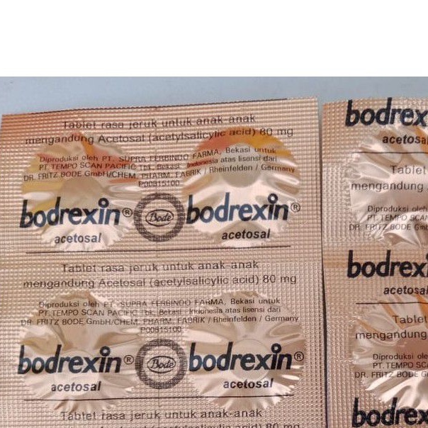 Jual BODREXIN Box isi 16 tab/ANTINYERI/DEMAM/SAKIT KEPALA | Shopee ...