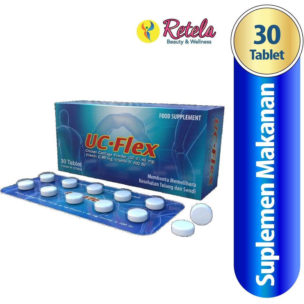 Uc-Flex Tablet Suplemen Sendi - Blister @ 10 Tablet | Shopee Indonesia