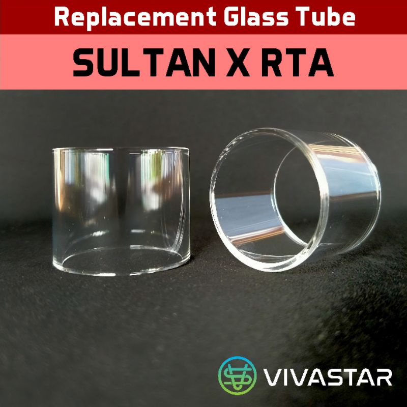 Jual Kaca Sultan X RTA Tube Lurus Glass Replacement Tank | Shopee Indonesia