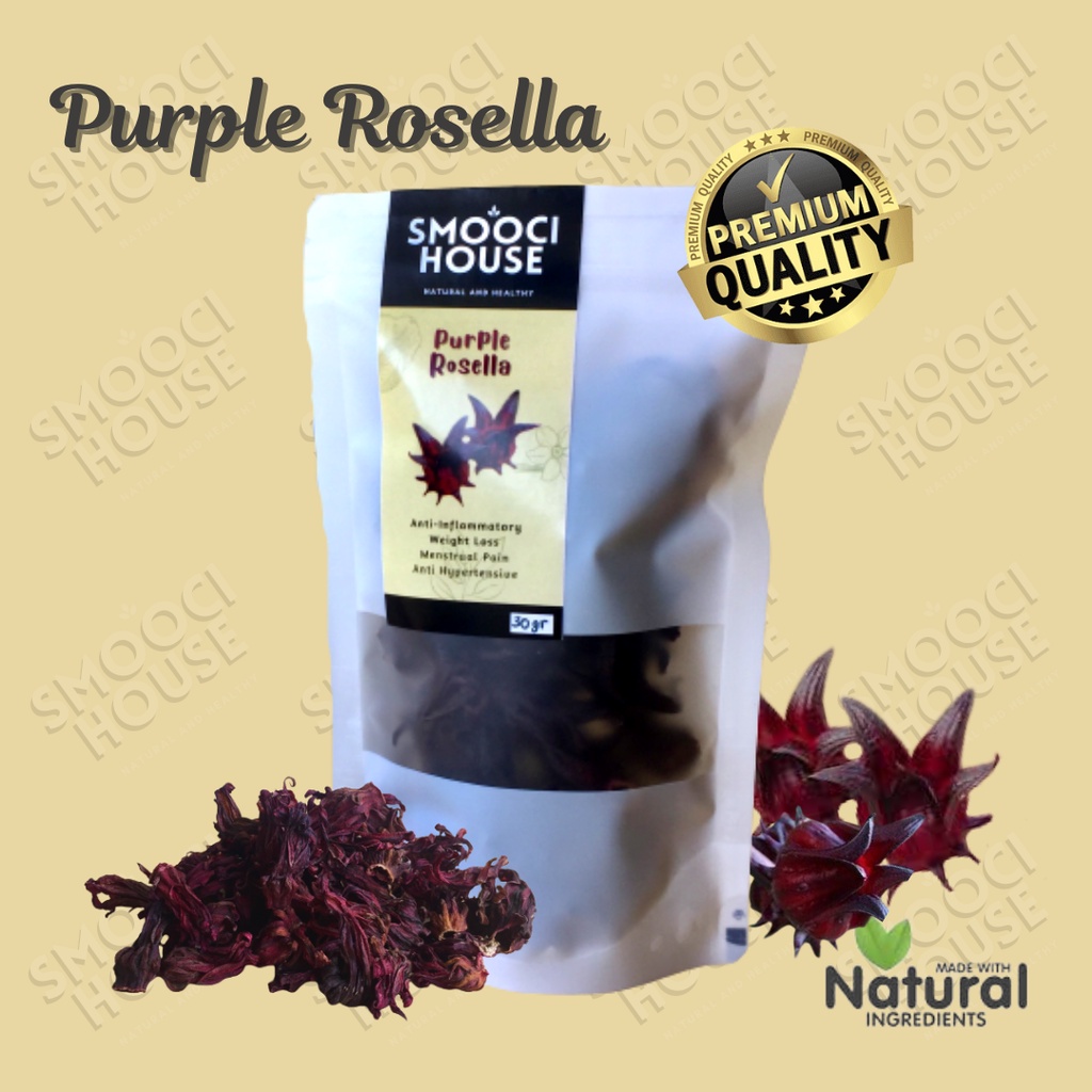 Jual Teh Bunga Rosella Ungu | Purple Rosella Tea 30gr | Shopee Indonesia