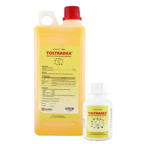 Jual TOLTRADEX 1 LITER (OBAT KOKSIDIOSIS) Indonesia|Shopee Indonesia