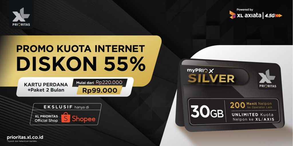Toko Online XL PRIORITAS Official Shop | Shopee Indonesia