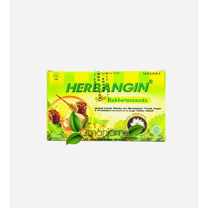 Jual HERBANGIN PLUS HABBATUSSAUDA. MASUK ANGIN DAN DAYA TAHAN TUBUH ...