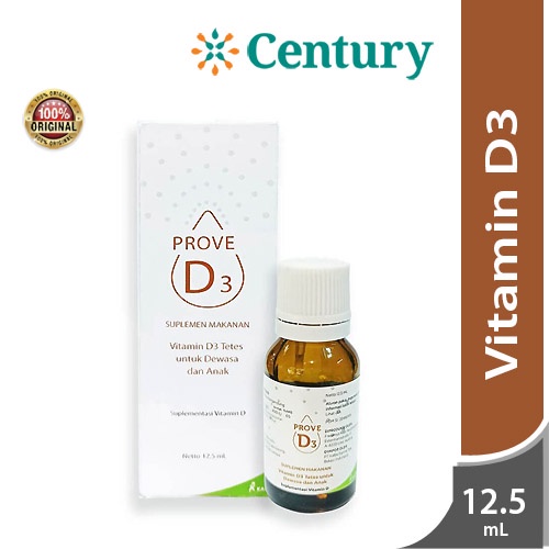 Jual Prove D3 Drop Vitamin D3 400 IU Tetes 12.5mL/Vitamin D/Daya Tahan ...