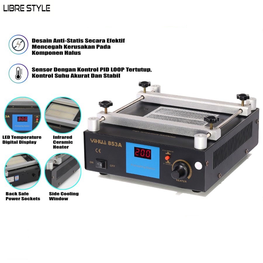 Jual Blower Yihua 853A Digital Infrared Preheating -Preheather Station ...