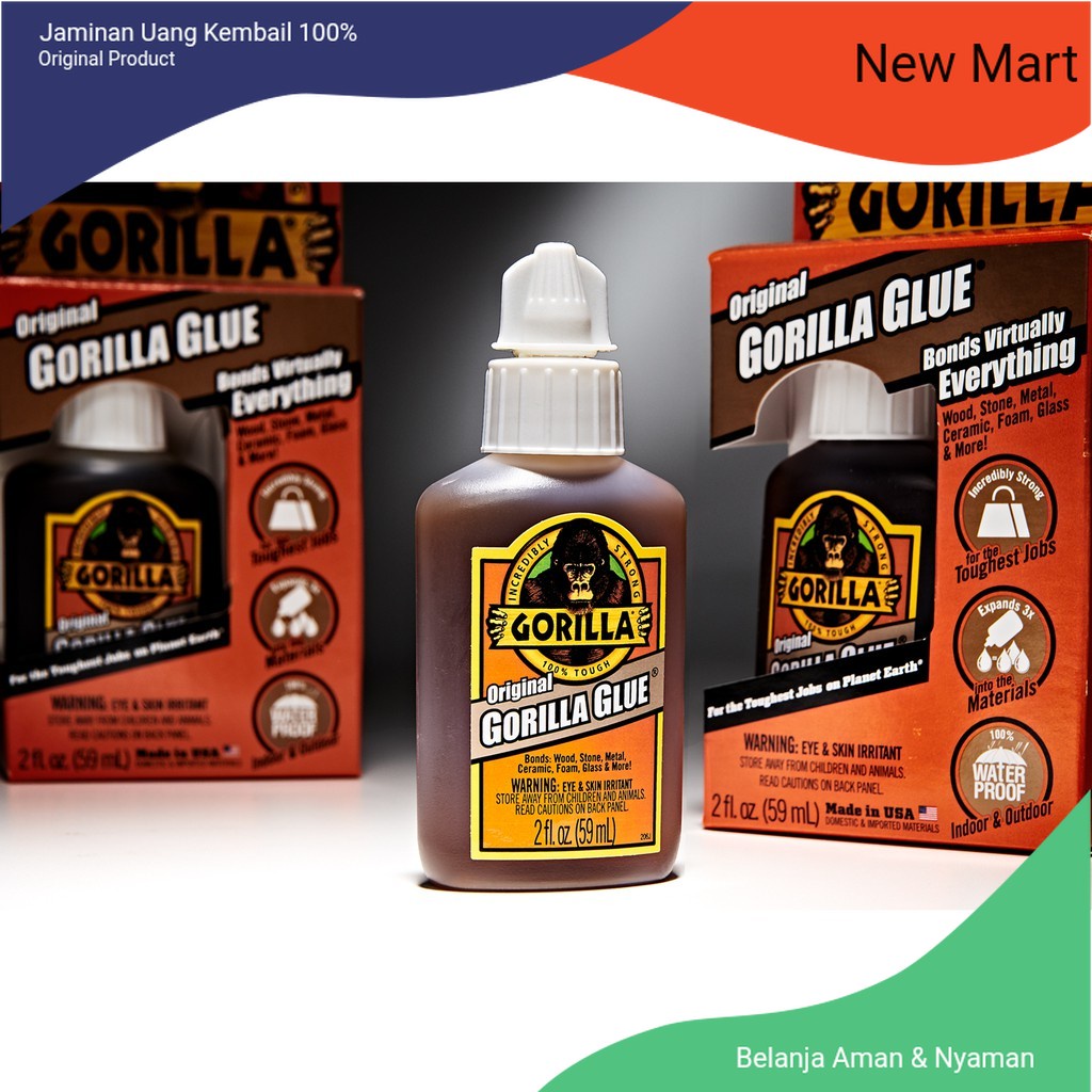 Jual Lem Original Gorilla Glue Lem Super Kuat Serbaguna USA | Shopee ...
