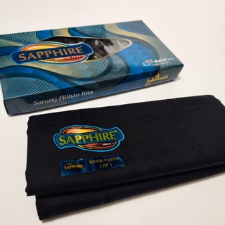 Jual Sarung sapphire Hitam Polos [GROSIR/ECER MURAH] | Shopee Indonesia