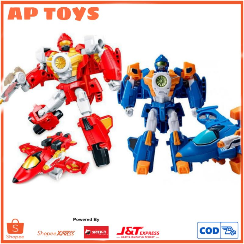 Jual Mainan Robot Mini Mach W / Transformasi Pesawat Jet Tempur ...