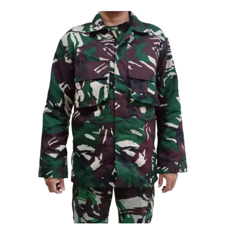 Jual SERAGAM PDL TNI LAPANGAN TNI AD TNI AL TNI AU BERKUALITAS Indonesia|Shopee Indonesia
