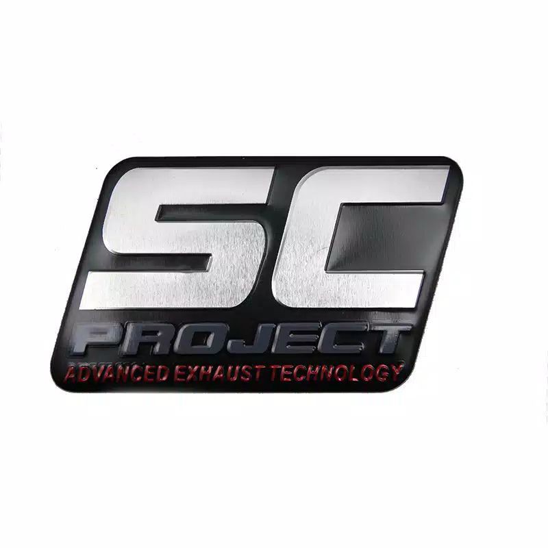 Jual Stiker emblem knalpot SC PROJECT Indonesia|Shopee Indonesia