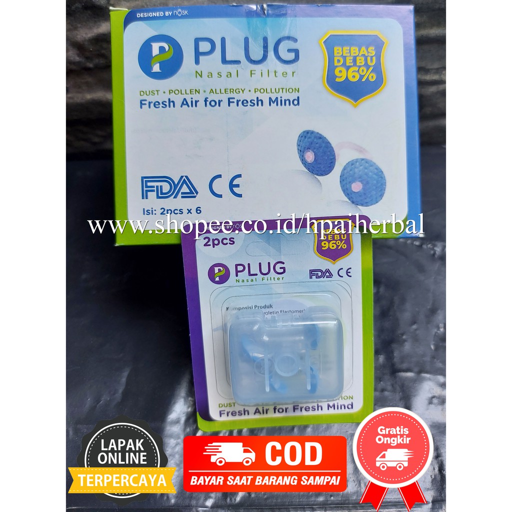 Jual Plug Nasal Filter Pelindung Pernafasan Hidung Isi 2 Pcs | Shopee ...