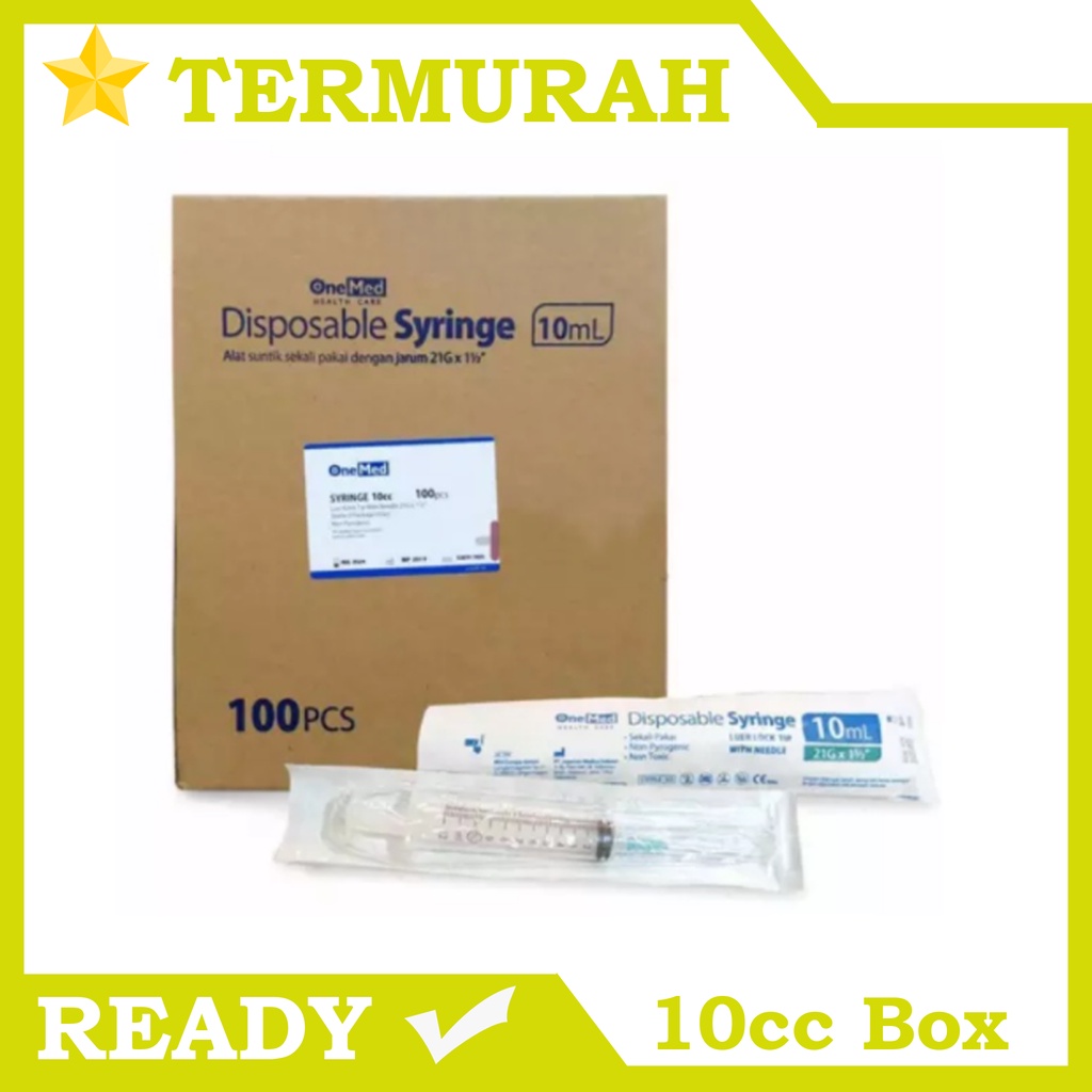 Jual 1 Box Spet Ukuran 10cc Merk Onemed | Shopee Indonesia