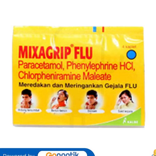 Jual Mixagrip Flu Strip 4 Kaplet | Shopee Indonesia