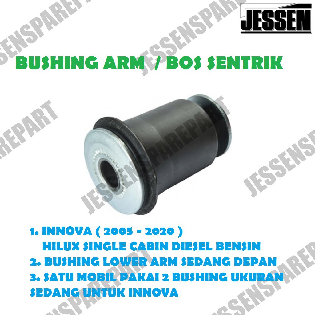 Jual BUSHING LOWER ARM SMALL INNOVA ( SEDANG ) / HILUX SINGLE CABIN ...