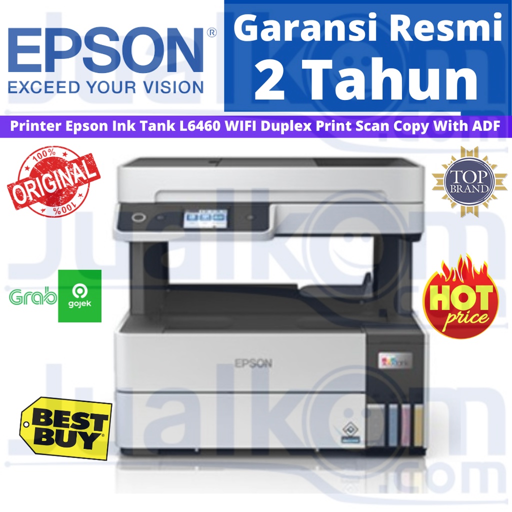 Jual Epson L6460 L 6460 WiFi Duplex All in One Ink Tank Printer With ...
