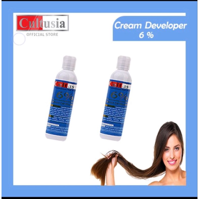 Jual Cultusia Hair Color Cream Developer 6 % 100 ML | Shopee Indonesia