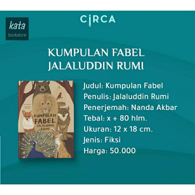 Jual Buku KUMPULAN FABEL JALALUDDIN RUMI | Shopee Indonesia Jual Buku KUMPULAN FABEL JALALUDDIN RUMI | Shopee Indonesia