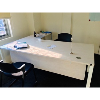 Jual MEJA KERJA INFORMA SIEBEN MANAGER DESK 2019 IRON WOOD. | Shopee ...