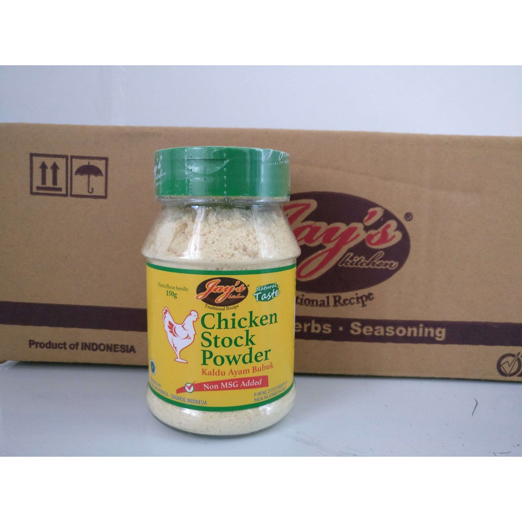 Jual Chicken Stock Jays Kaldu Ayam Bubuk 150 GR TANPA MSG dan HALAL ...