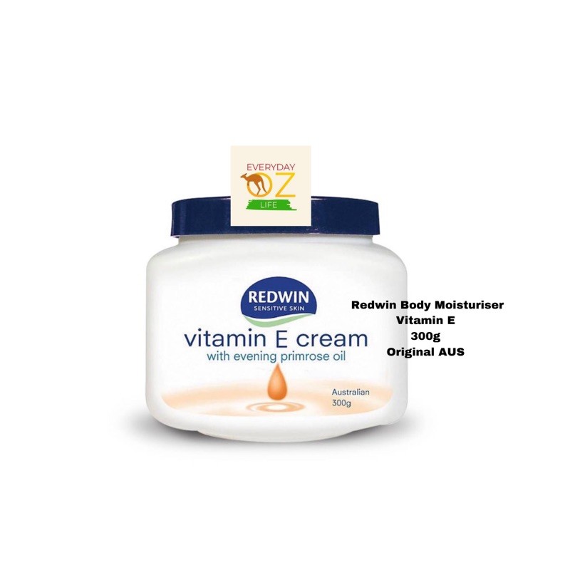 Jual Redwin Vitamin E 300gr Cream Lotion Moisturiser Original Australia ...