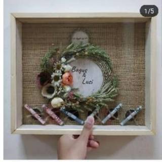 Jual Mahar Rustic / Frama Mahar / Frame Mahar Pernikahan / Flower Frame ...