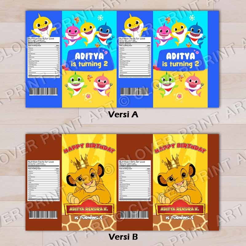 Jual (min order 5) Label Susu Kotak Ukuran 115ml | Shopee Indonesia