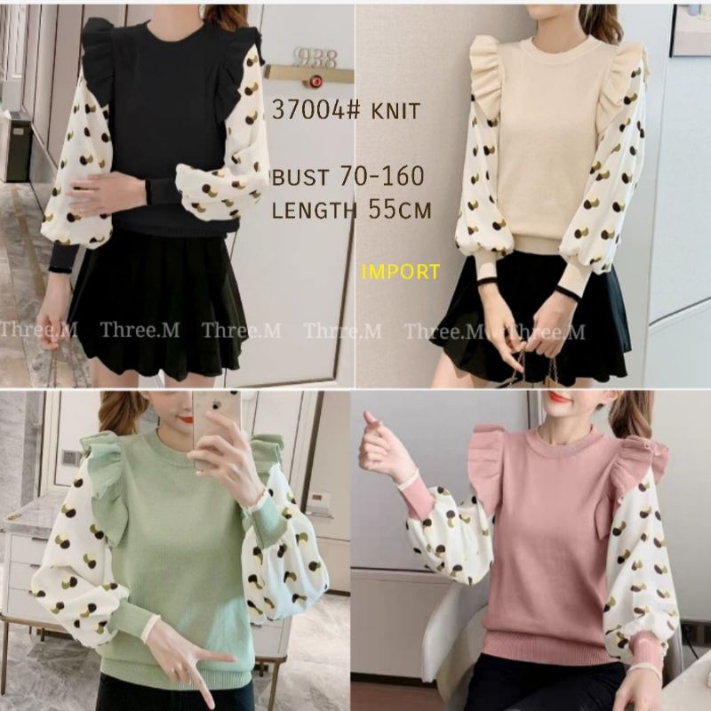 Jual KNIT WANITA TNGN PANJANG COMBINE#37004 | Shopee Indonesia