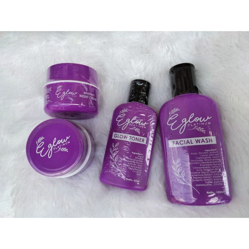 Jual Eglow platinum whitening series 100% original | Shopee Indonesia